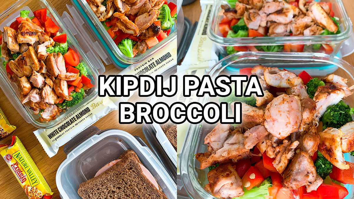 VLOG: Meal Prep With Me! Heerlijke Kipdij Fussili met Broccoli & Snelle ...