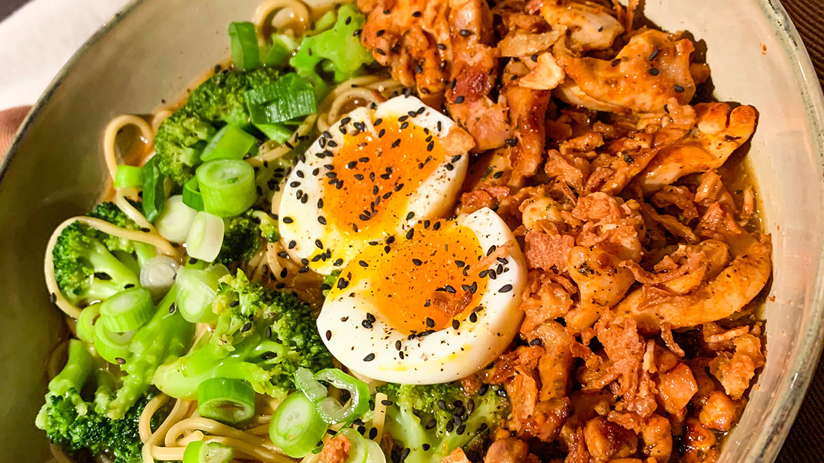 Ramen met kip en broccoli - Fit Addict